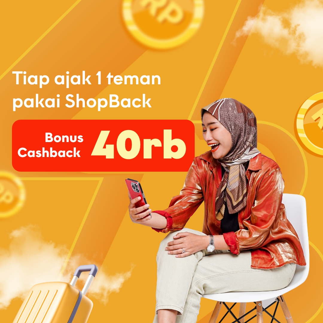 Selamat! Kamu bisa dapat bonus Cashback 40rb!